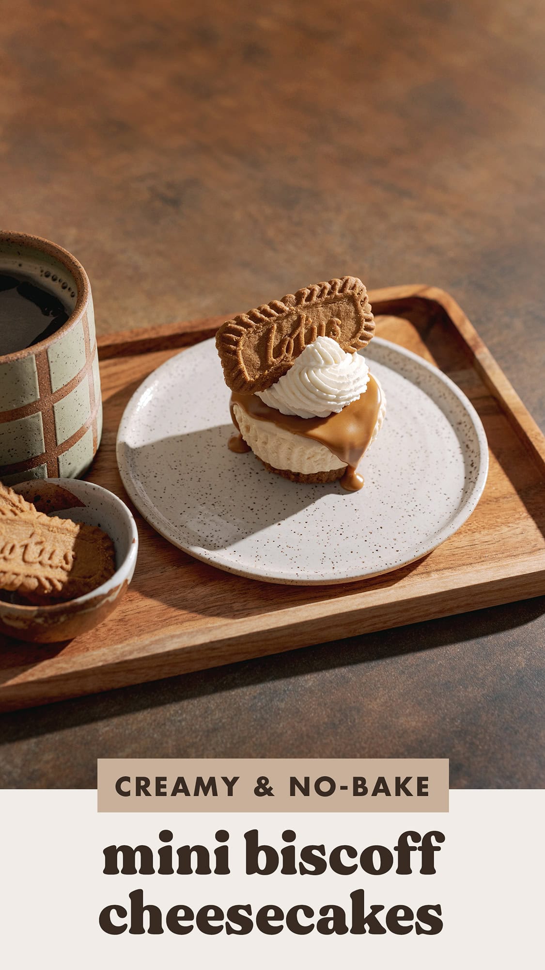 Mini Biscoff Cheesecakes (no-bake) - Teak & Thyme