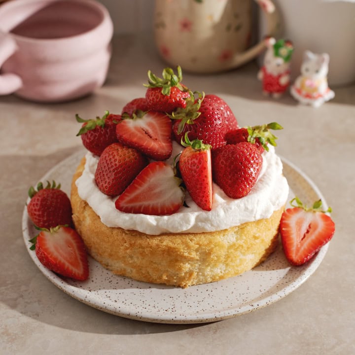 Mini Strawberry Cream Cake - Teak & Thyme