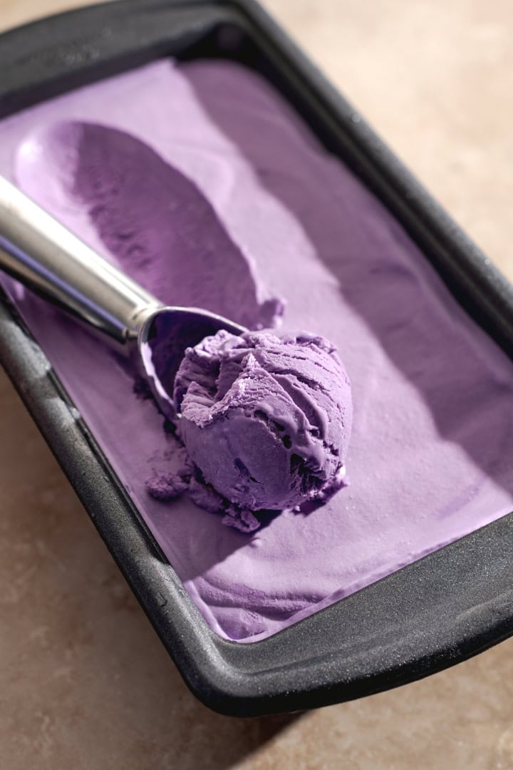 Ube Ice Cream (no-churn) - Teak & Thyme
