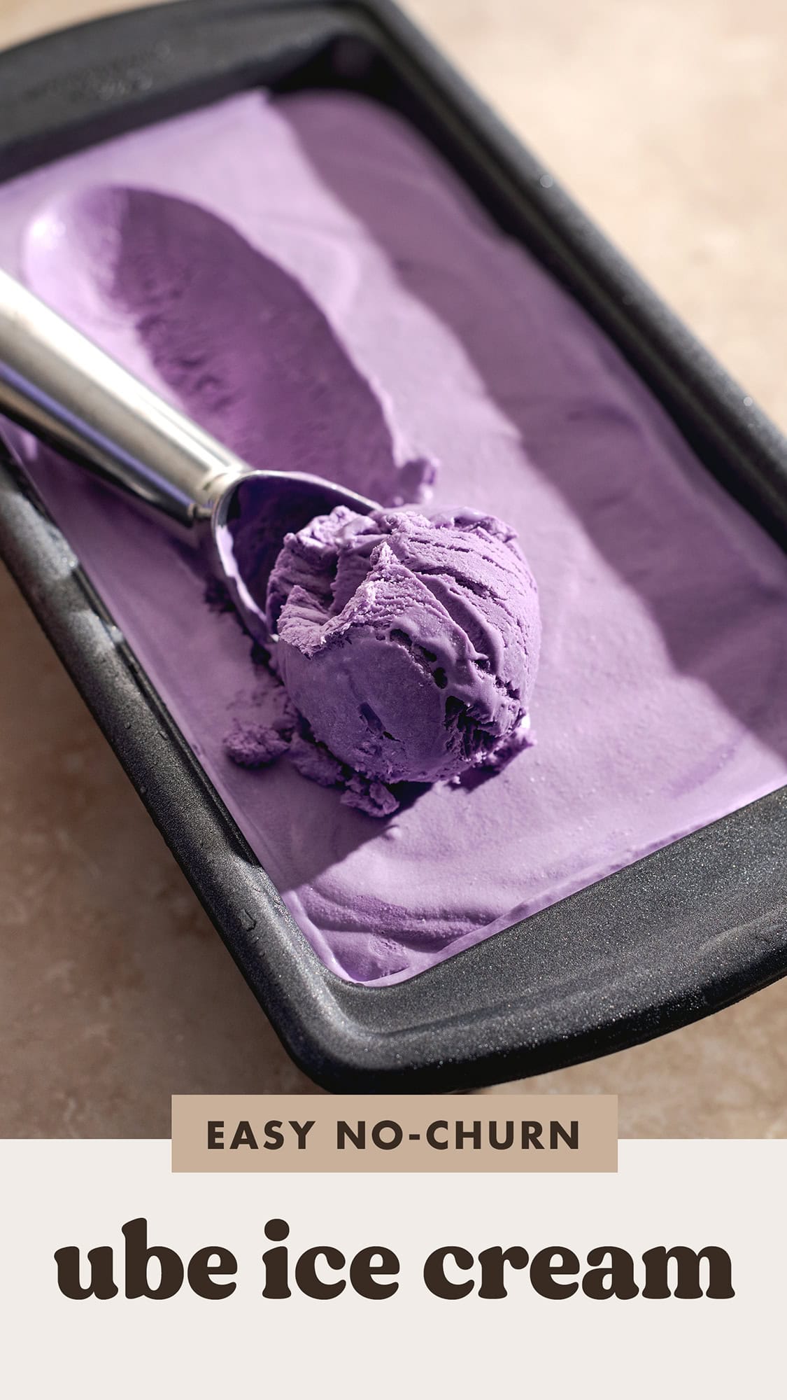 Ube Ice Cream (no-churn) - Teak & Thyme