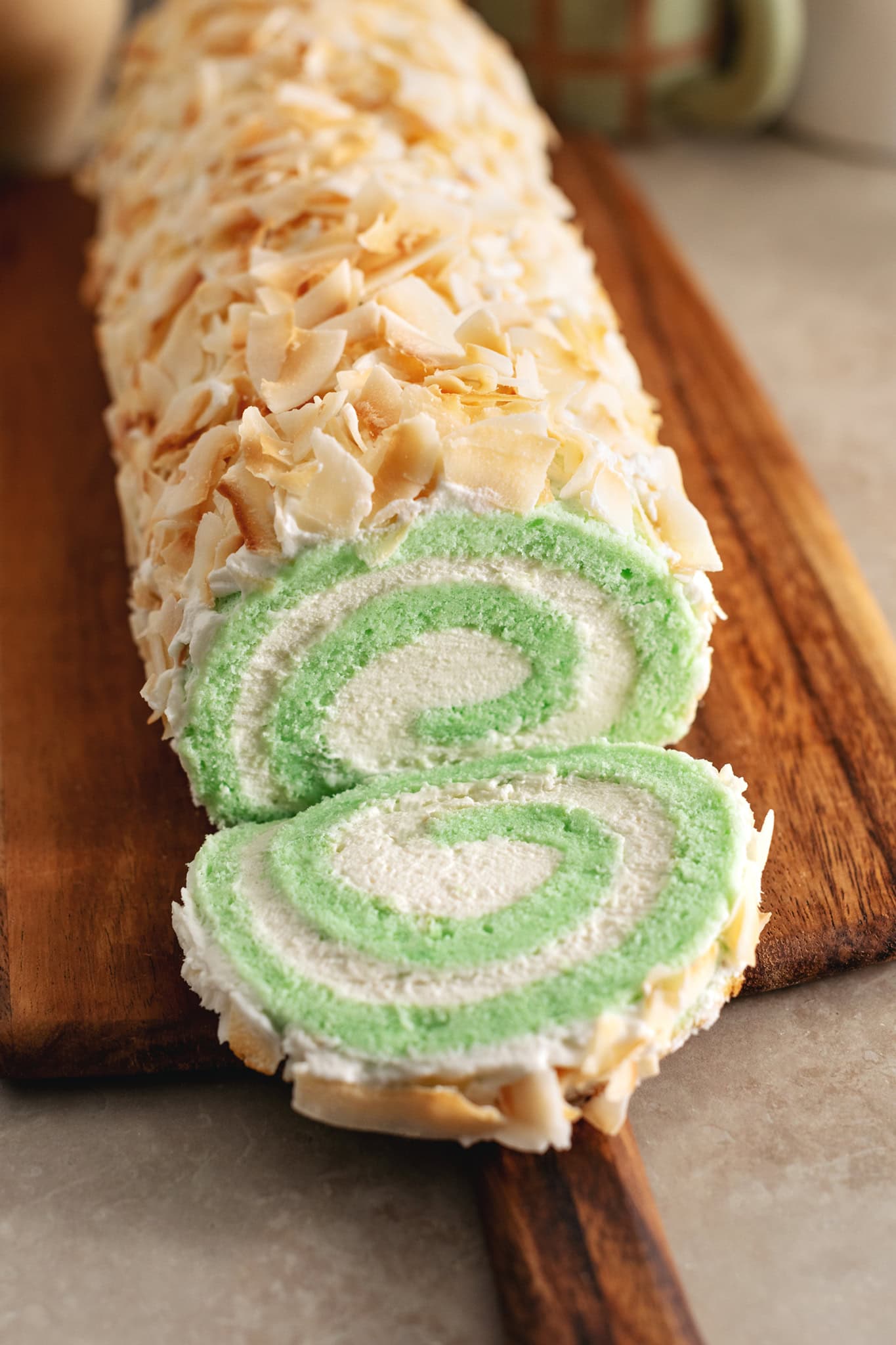Pandan Swiss Roll - Teak & Thyme