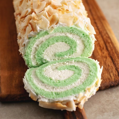 Pandan Swiss Roll - Teak & Thyme