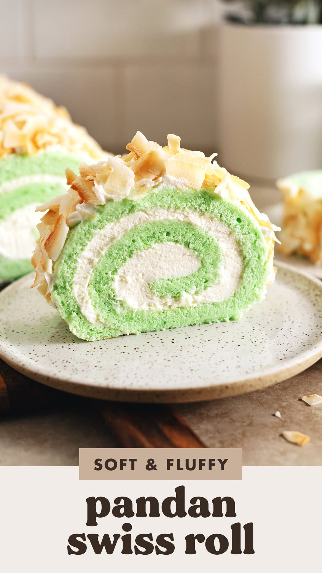 Pandan Swiss Roll - Teak & Thyme