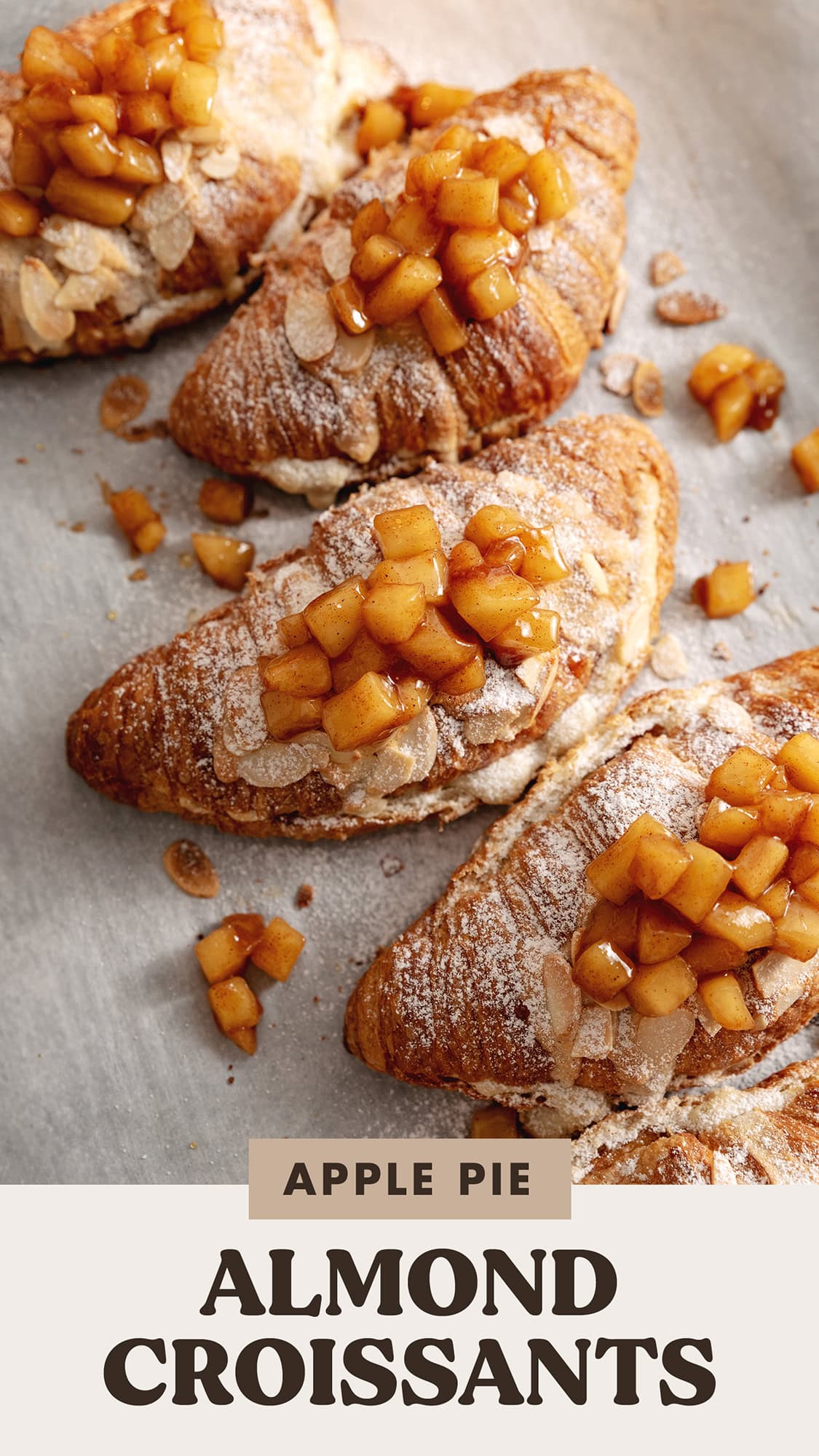 Apple Pie Almond Croissants - Teak & Thyme