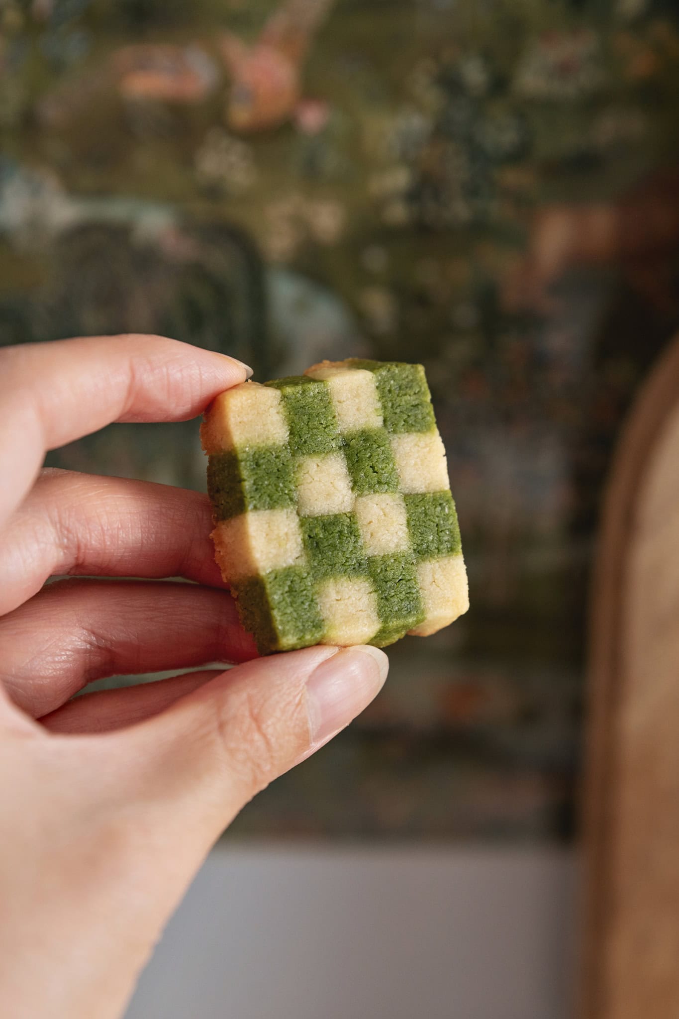 Matcha Checkerboard Cookies - Teak & Thyme