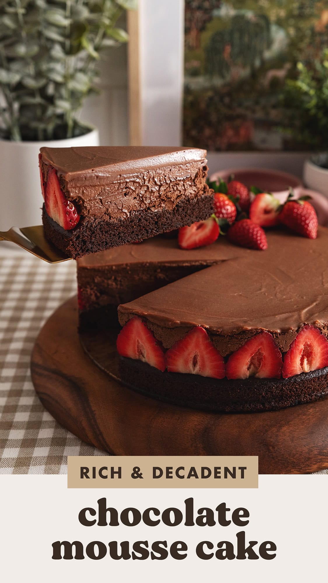 Chocolate Mousse Cake - Teak & Thyme