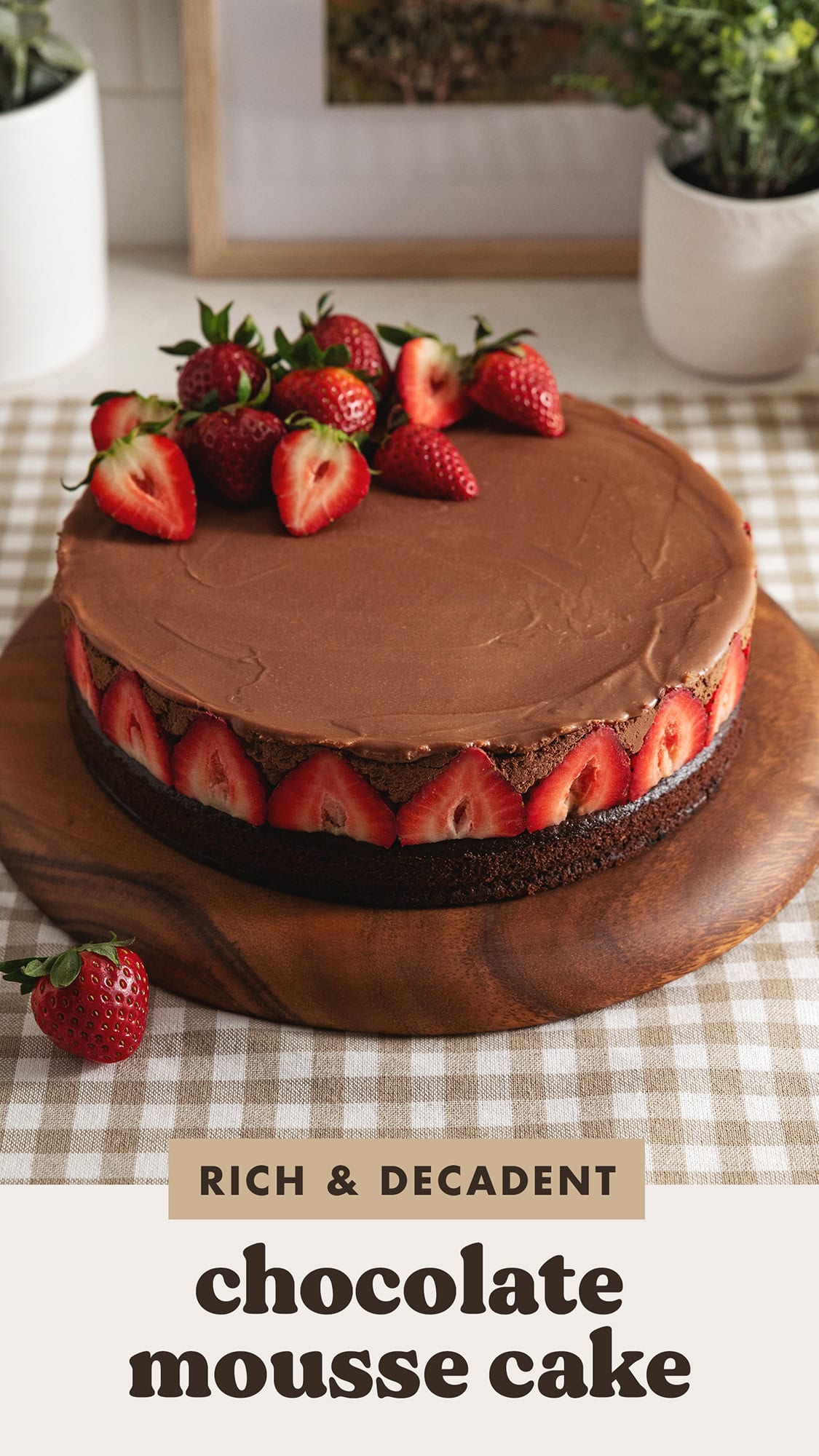 Chocolate Mousse Cake - Teak & Thyme