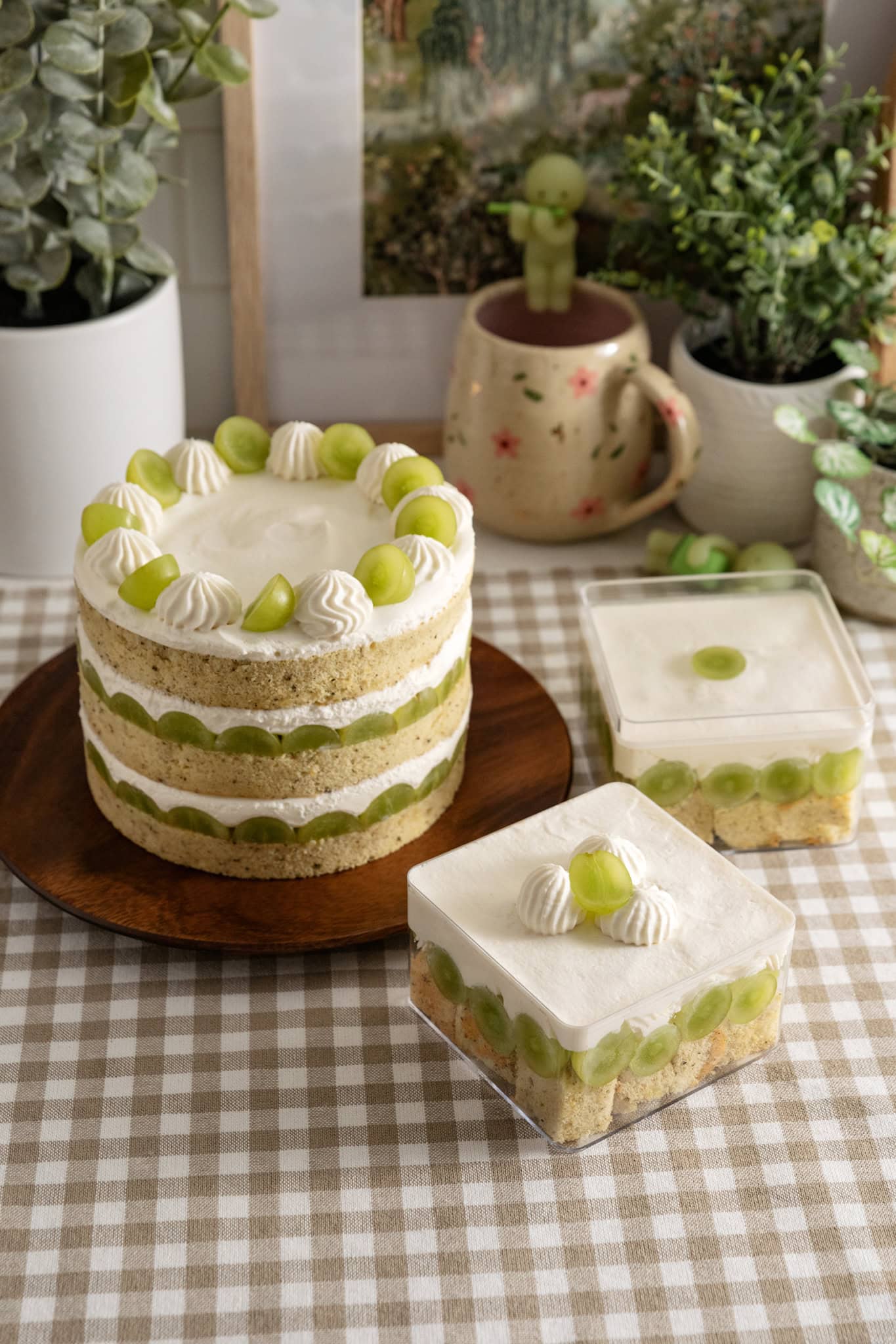 Jasmine Grape Cake - Teak & Thyme