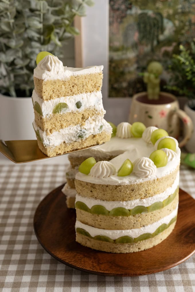 Jasmine Grape Cake - Teak & Thyme