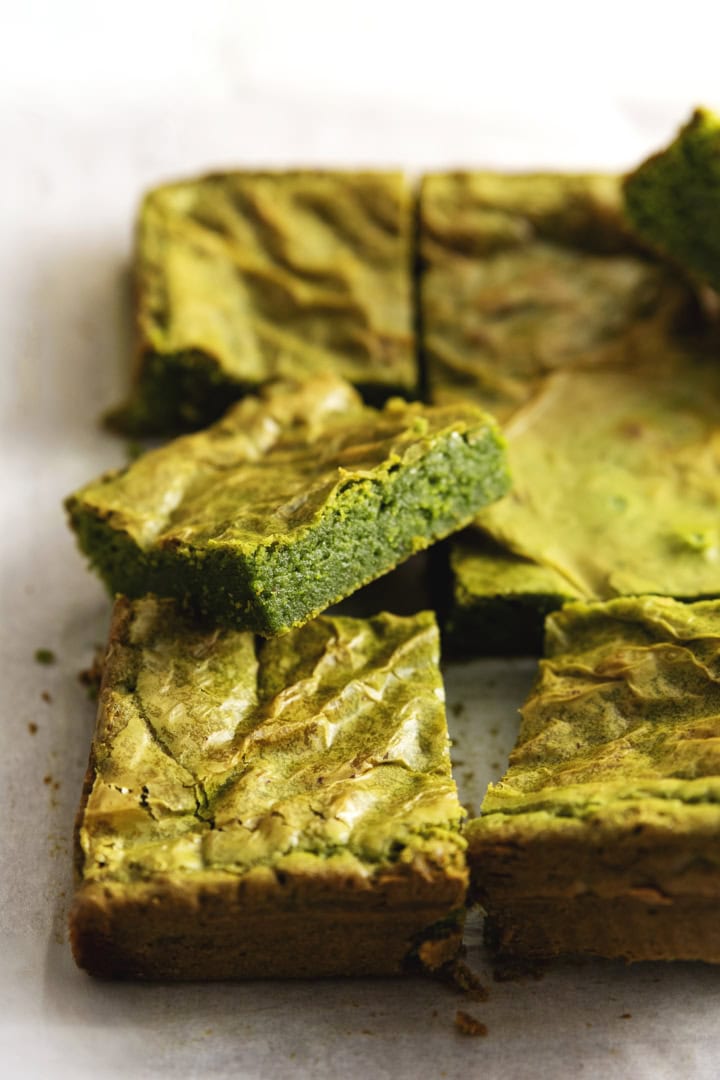 Matcha Brownies - Teak & Thyme