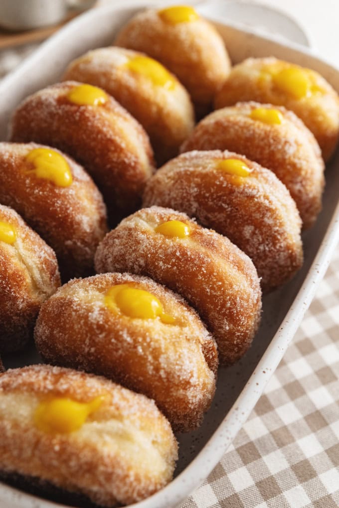Mango Brioche Donuts - Teak & Thyme