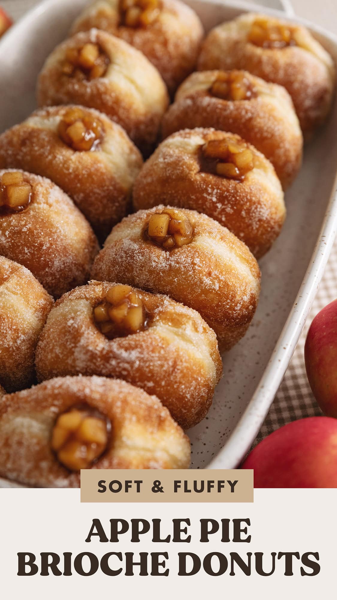 Apple Pie Donuts - Teak & Thyme