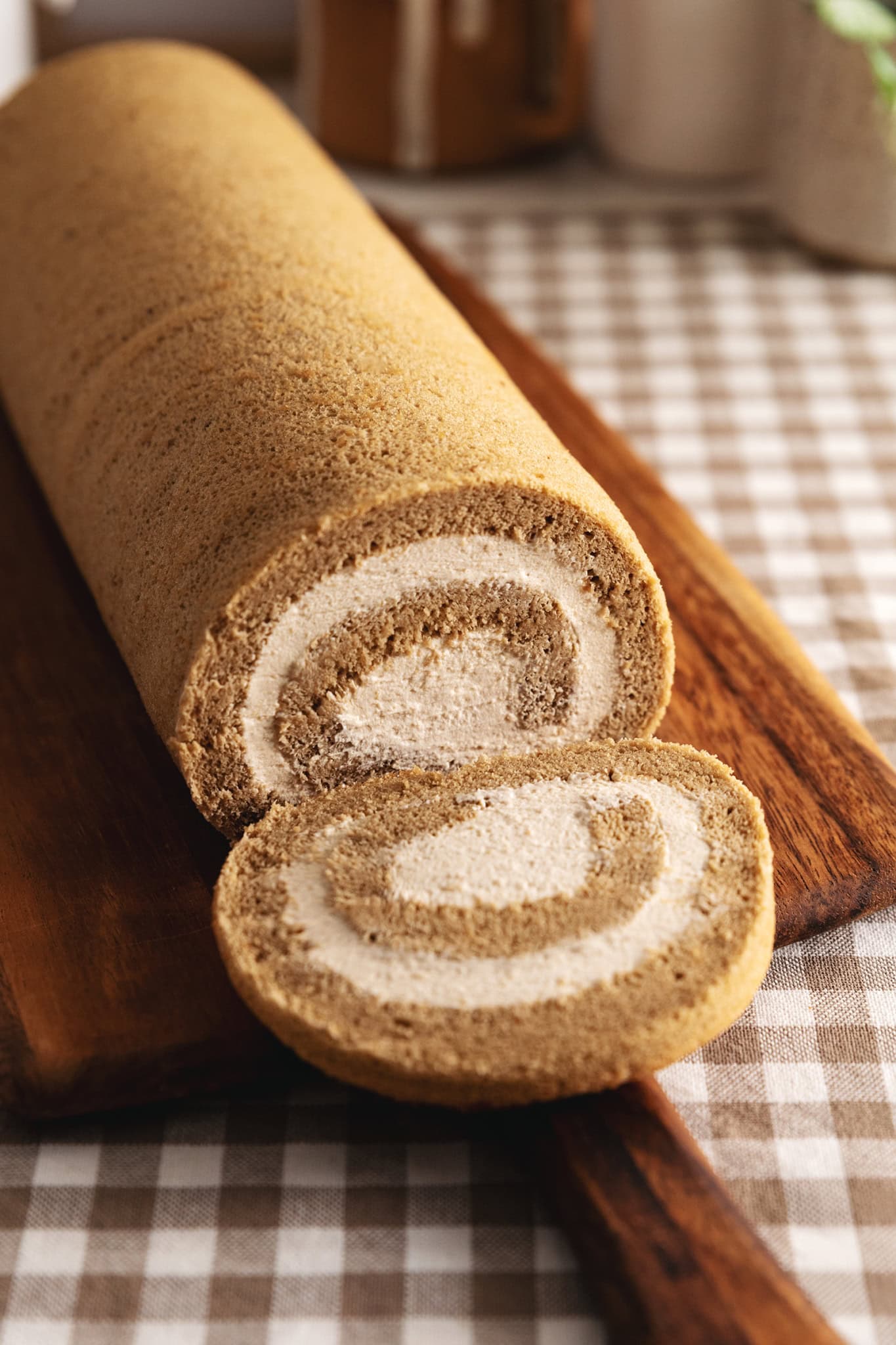 Coffee Swiss Roll - Teak & Thyme