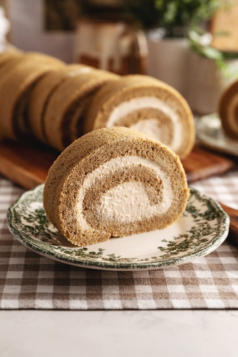 Coffee Swiss Roll - Teak & Thyme
