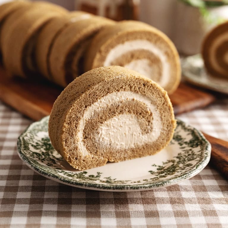 Coffee Swiss Roll - Teak & Thyme