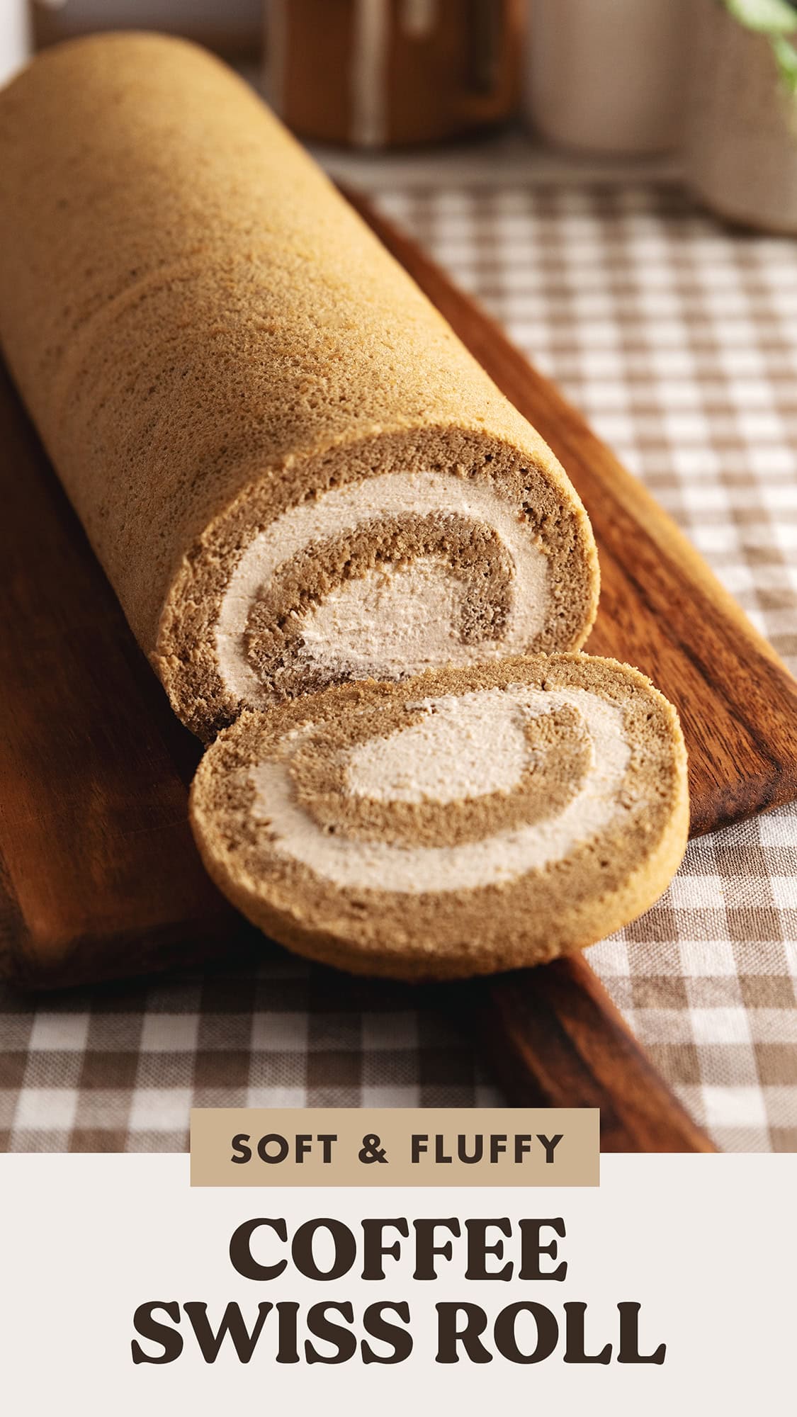 Coffee Swiss Roll - Teak & Thyme