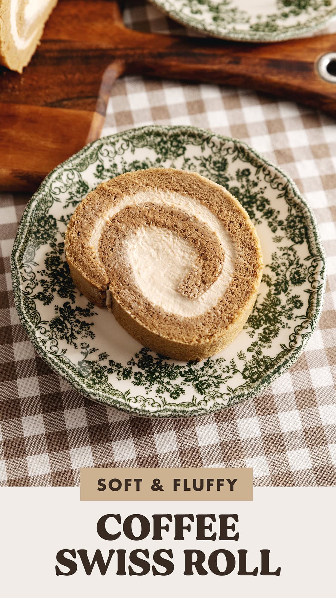 Coffee Swiss Roll - Teak & Thyme